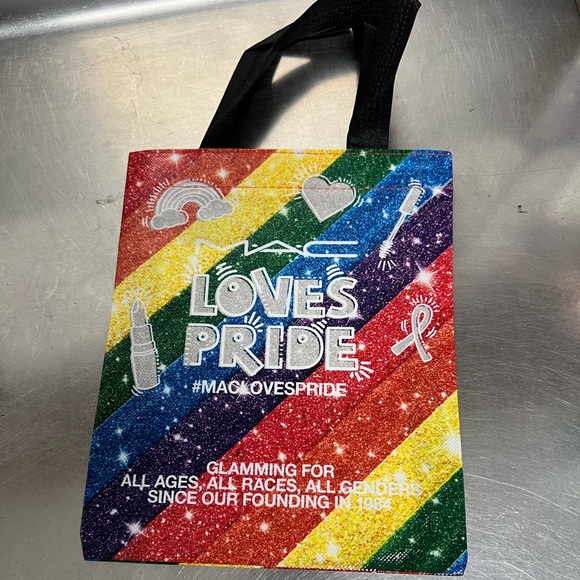 MAC Cosmetics | Bags | Mac Loves Pride 29 Mini Rainbow Tote Bag 10 X 8 ...